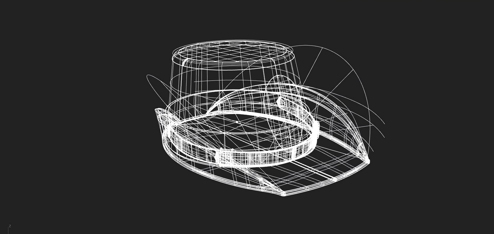 3D Navy Petty Officer Cap Hat Woman Model - TurboSquid 2102873