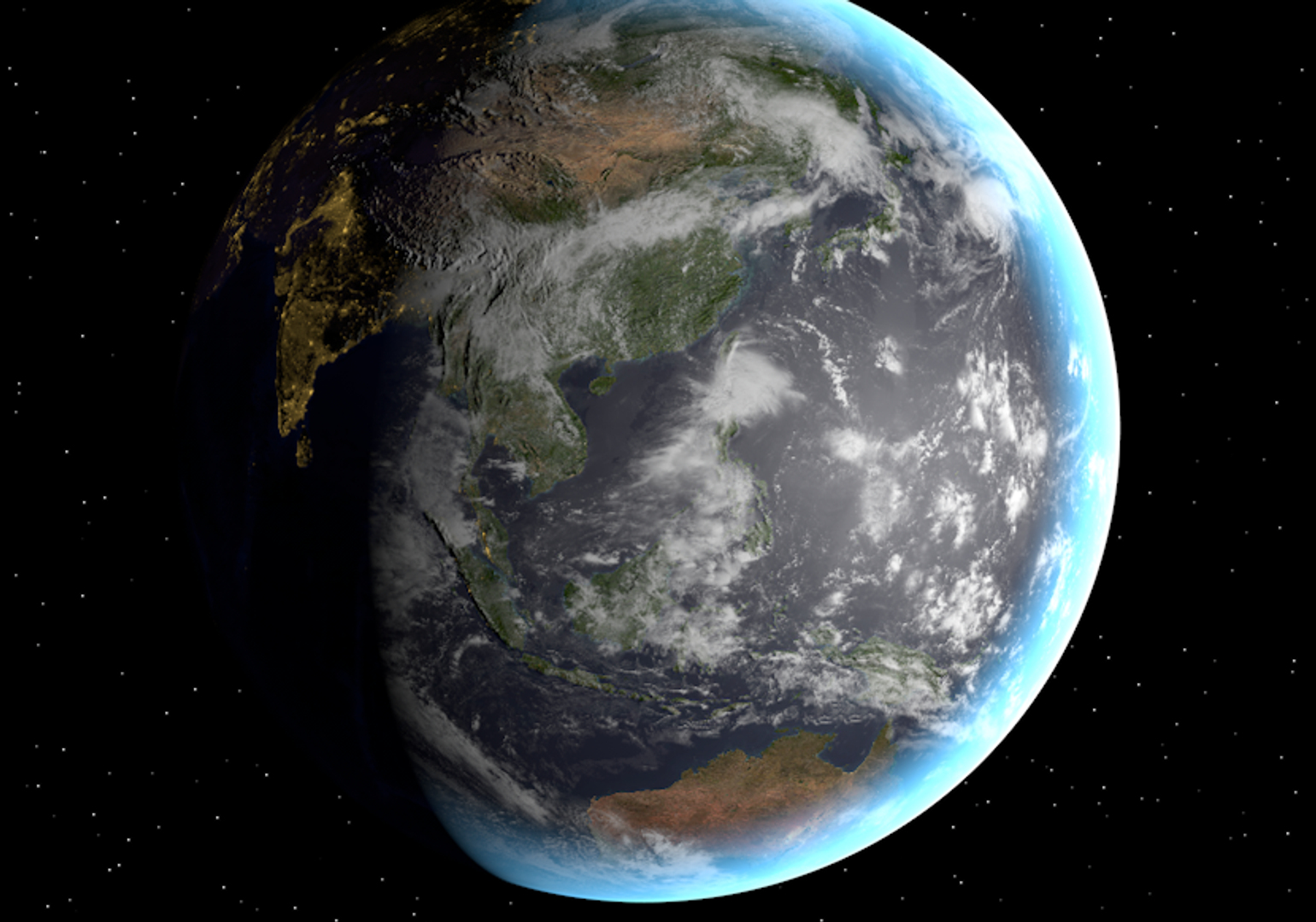 earth scene c4d free