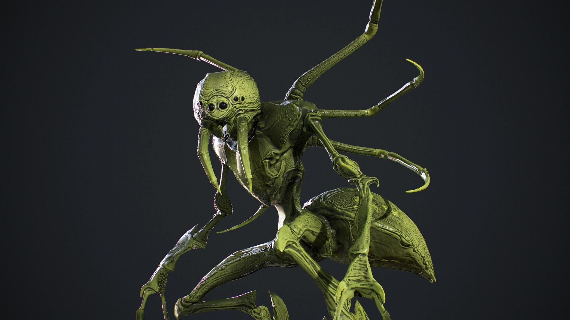 3D Spider Creature - TurboSquid 1956737