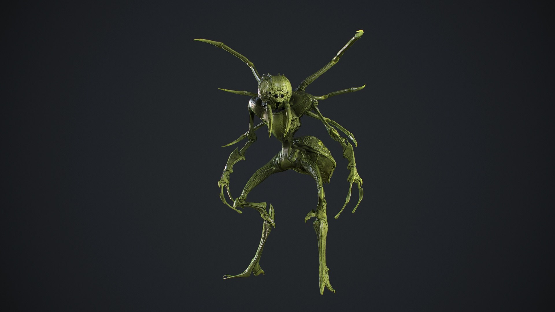 3D Spider Creature - TurboSquid 1956737