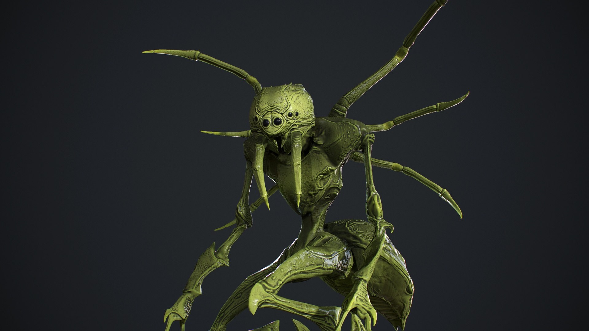 3D Spider Creature - TurboSquid 1956737
