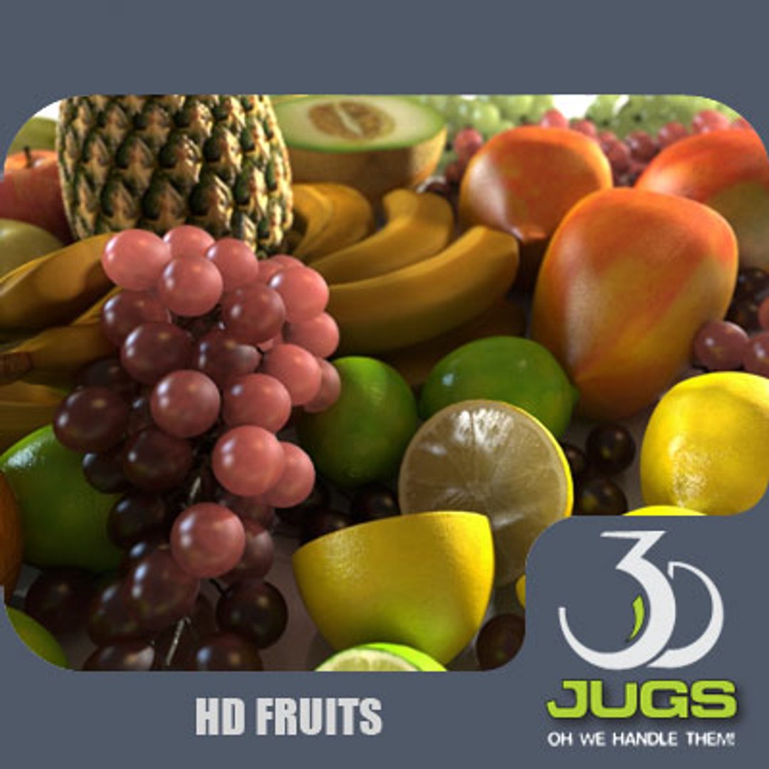 Fruits 3djug 3d Model