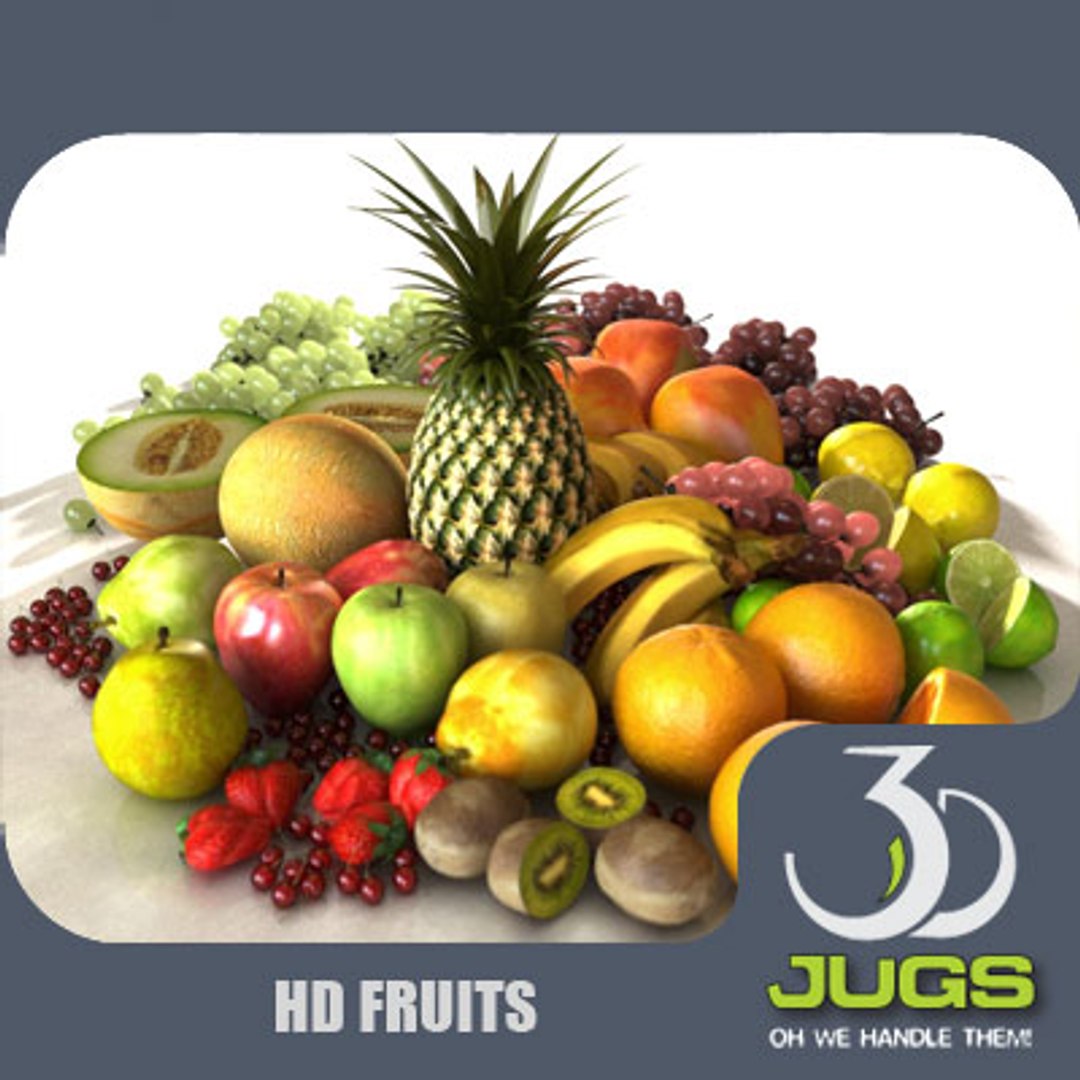 Fruits 3djug 3d Model