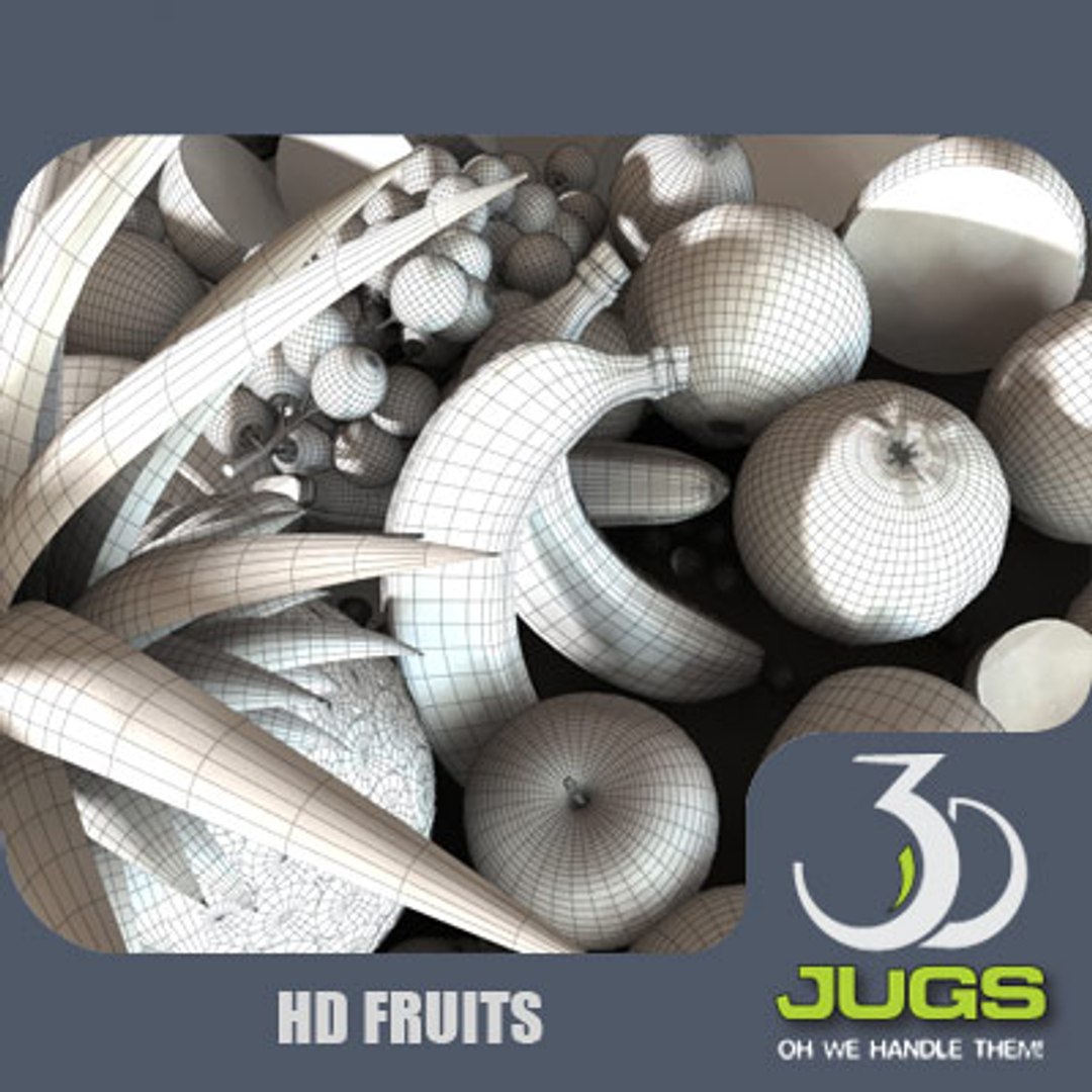 Fruits 3djug 3d Model