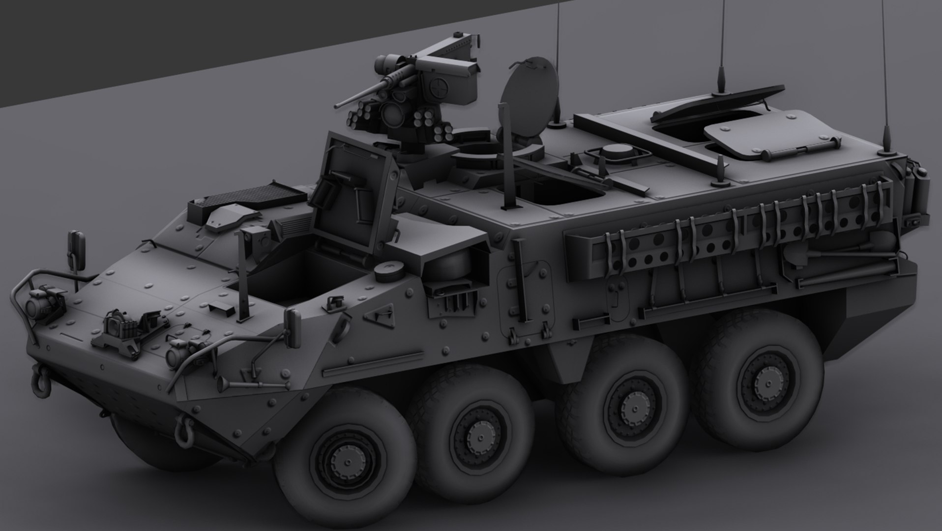 M1126 Stryker 3D Model - TurboSquid 2014658