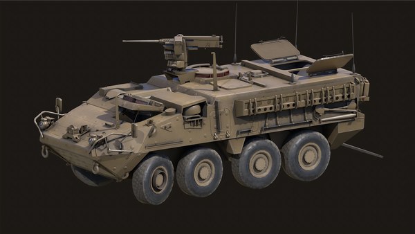 M1126 stryker 3D model - TurboSquid 2014658