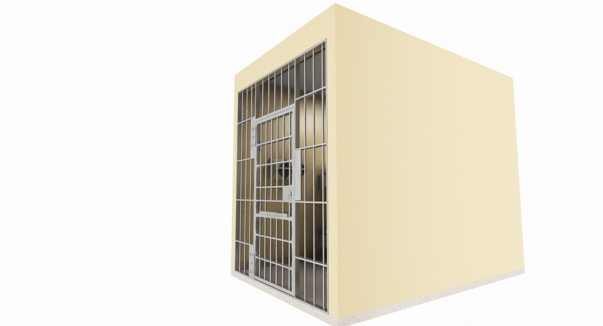 3D Prison Cell Model - TurboSquid 1375385