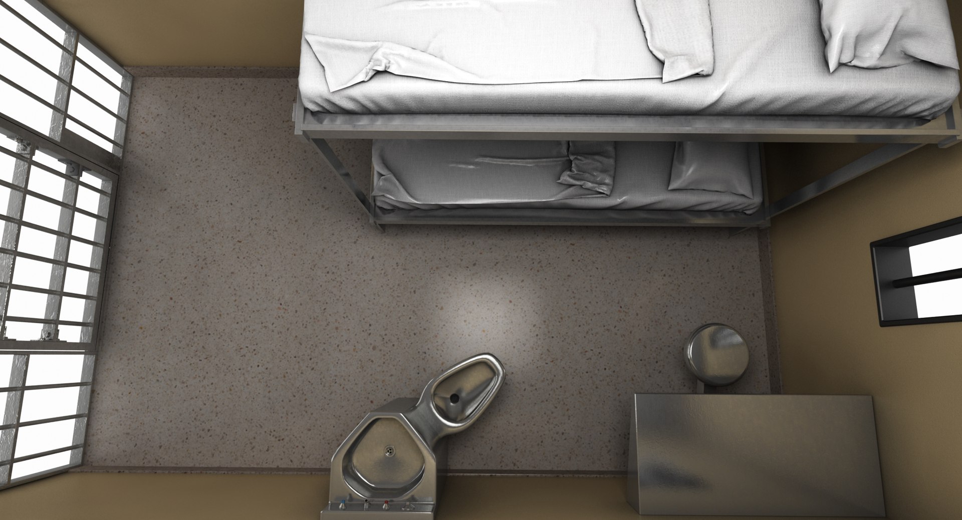 3D Prison Cell Model - TurboSquid 1375385