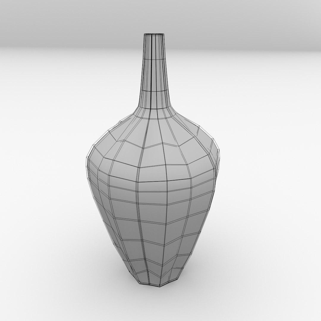 3d modern vase v3
