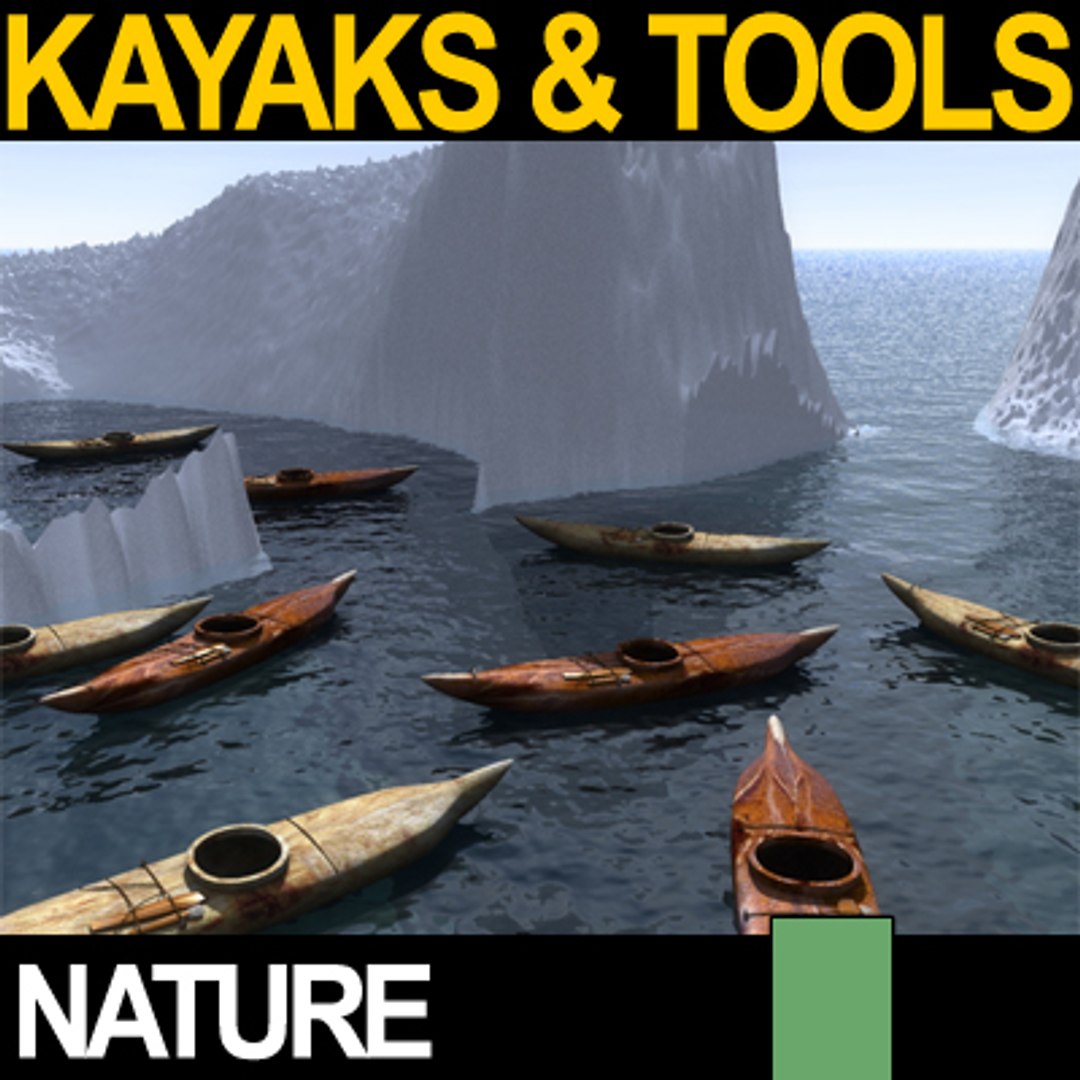 Kayaks Eskimo Igloo Tools 3ds