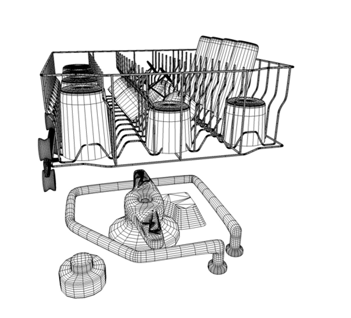dish washer wash 3ds