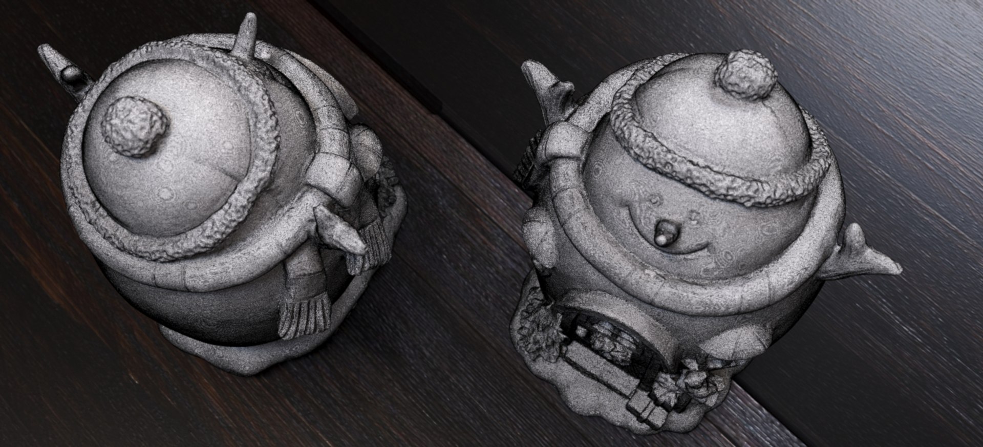 3D noel snow man house model - TurboSquid 1501442