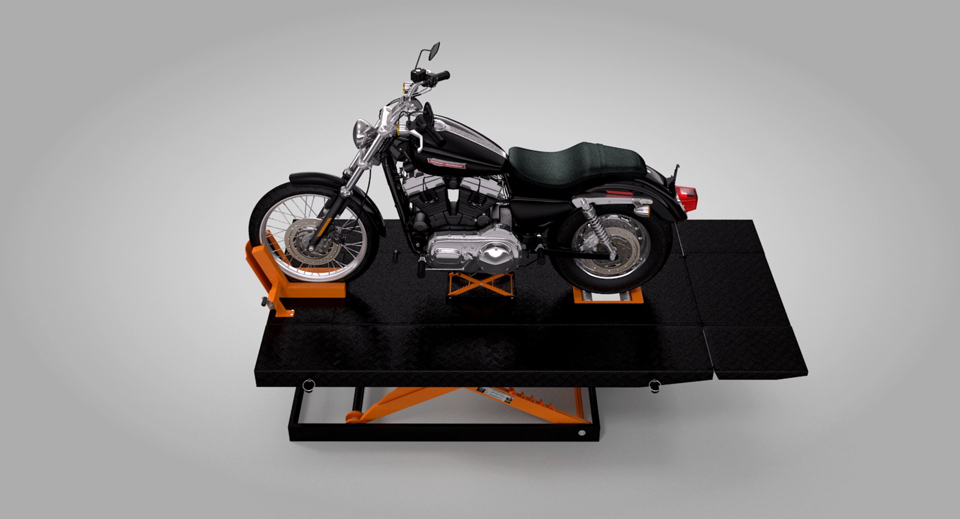 3D Motorcycle Lift Bike Model - TurboSquid 1275323