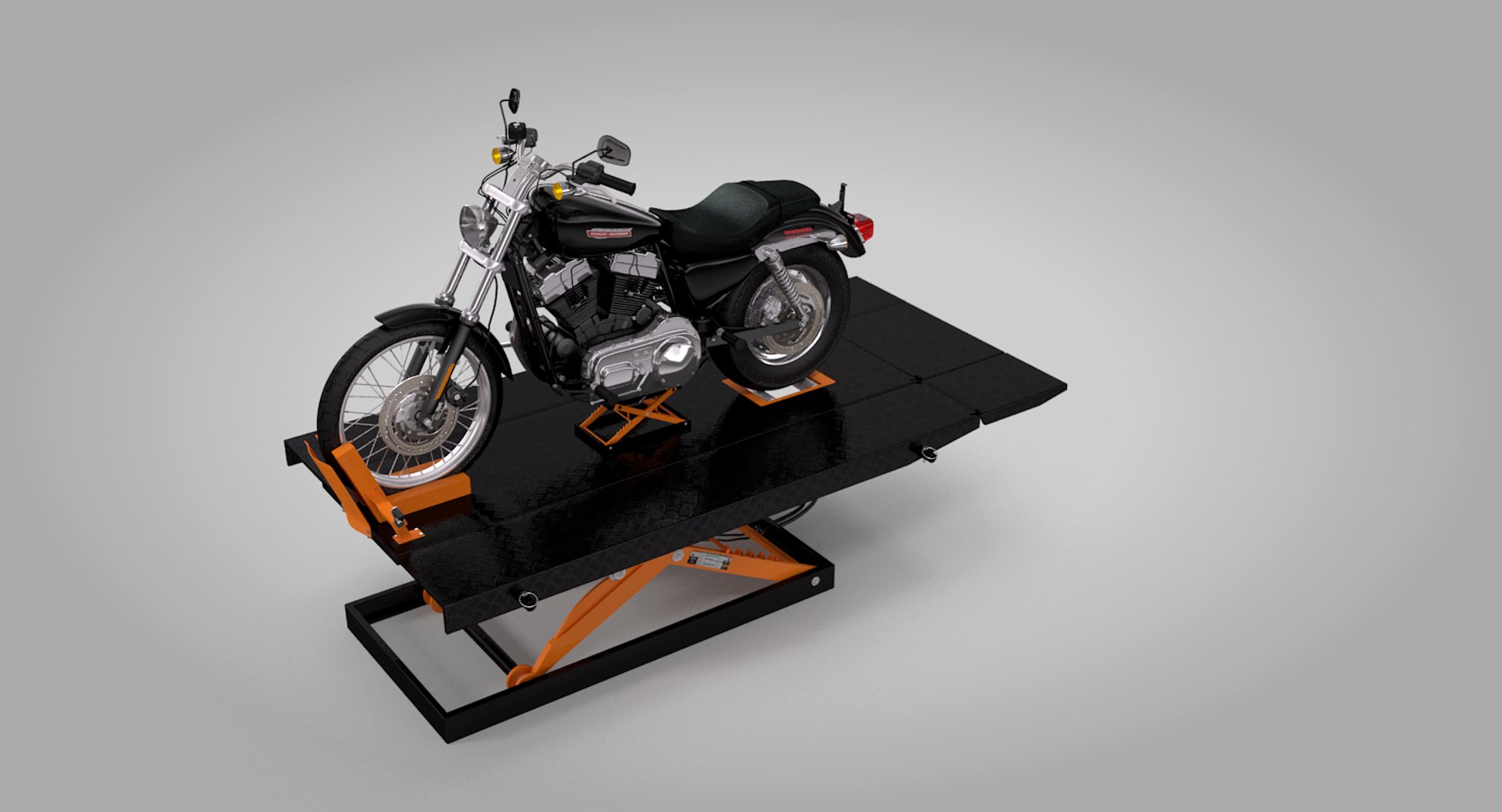3D Motorcycle Lift Bike Model - TurboSquid 1275323