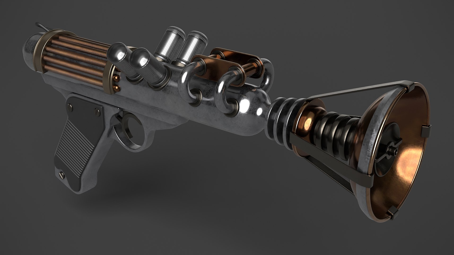3D Fantasy Gun 22 - TurboSquid 1939856