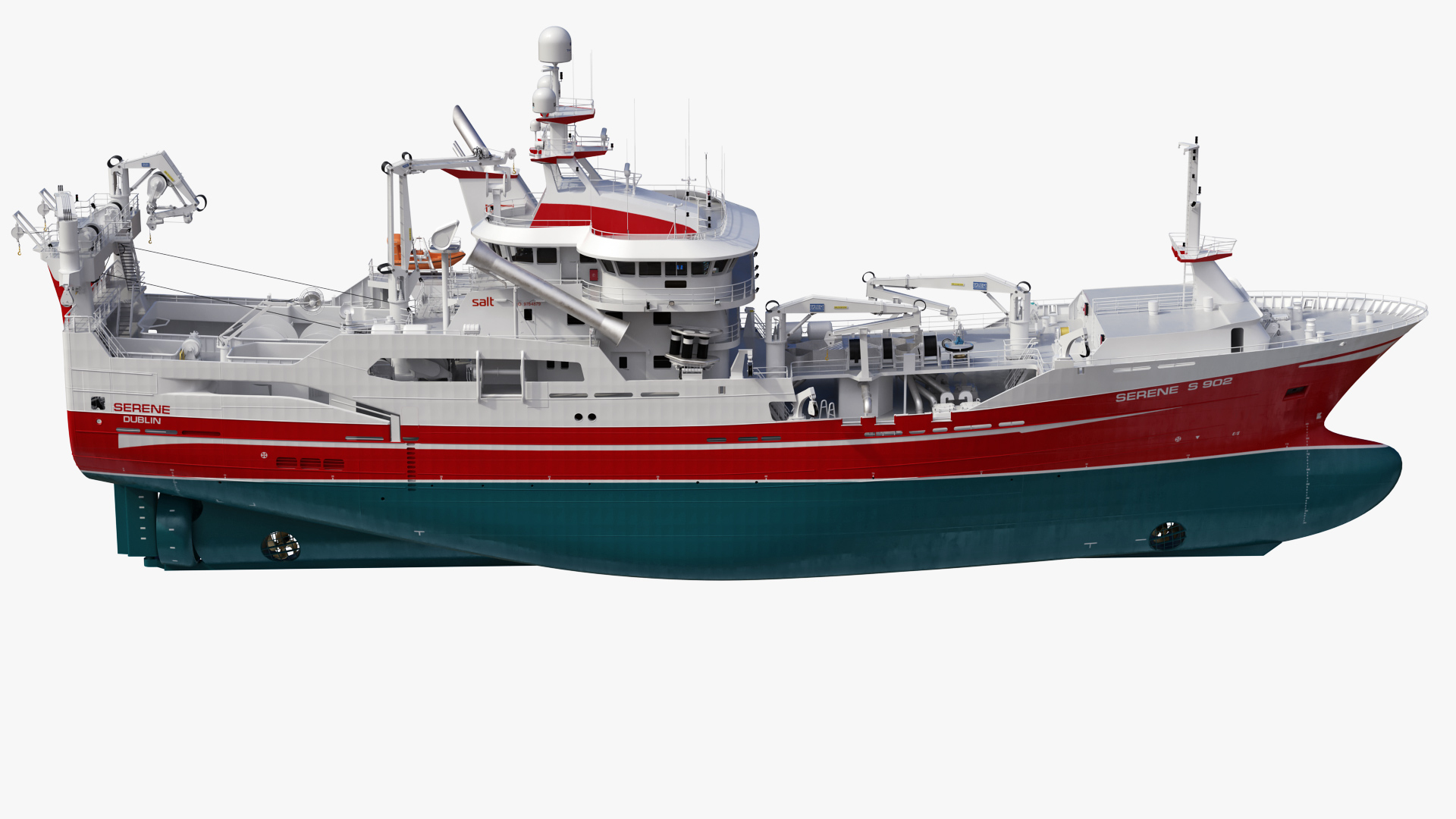 Fishing Trawler Serene C902 Model - TurboSquid 2428543