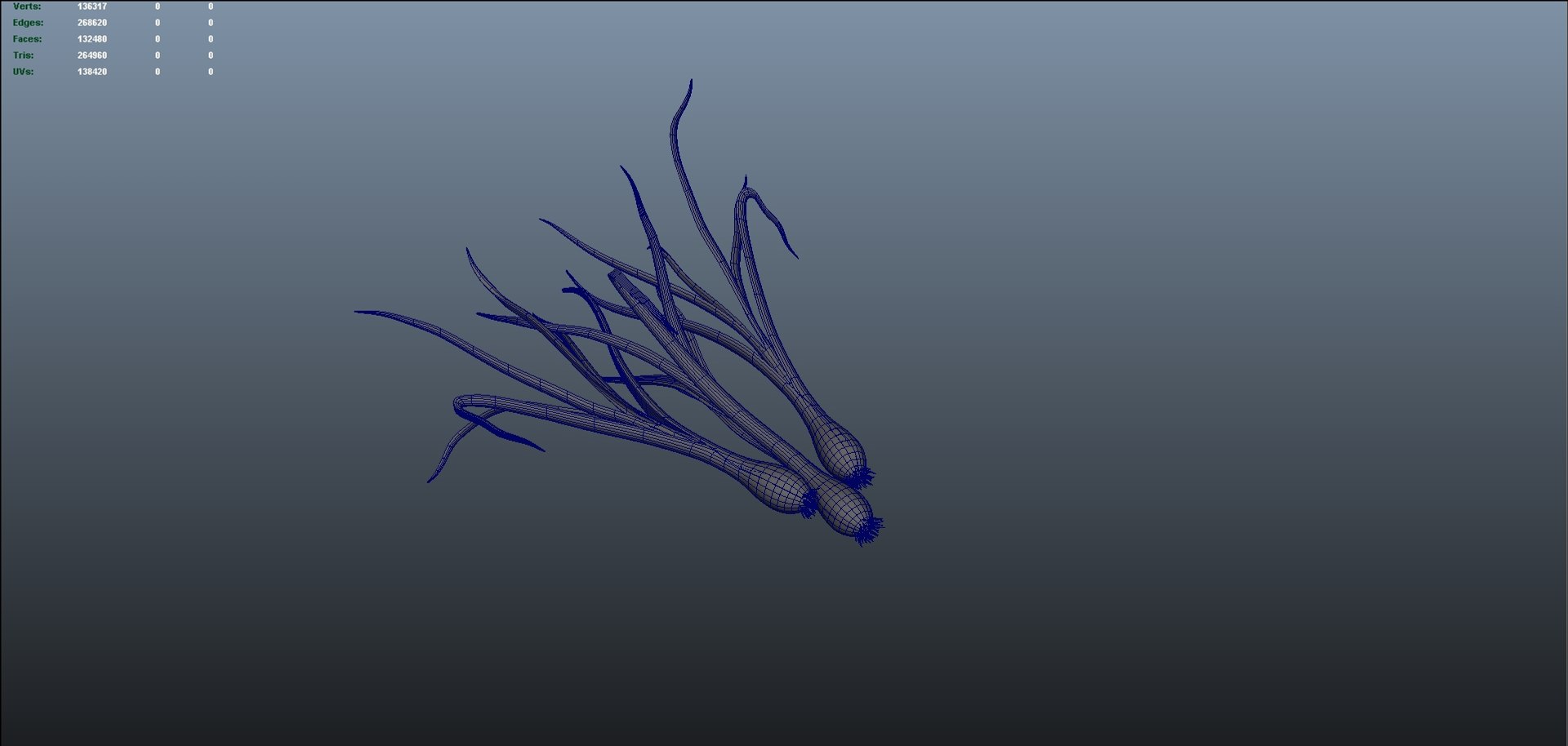 Scallions Leaves 3D Model - TurboSquid 1261515