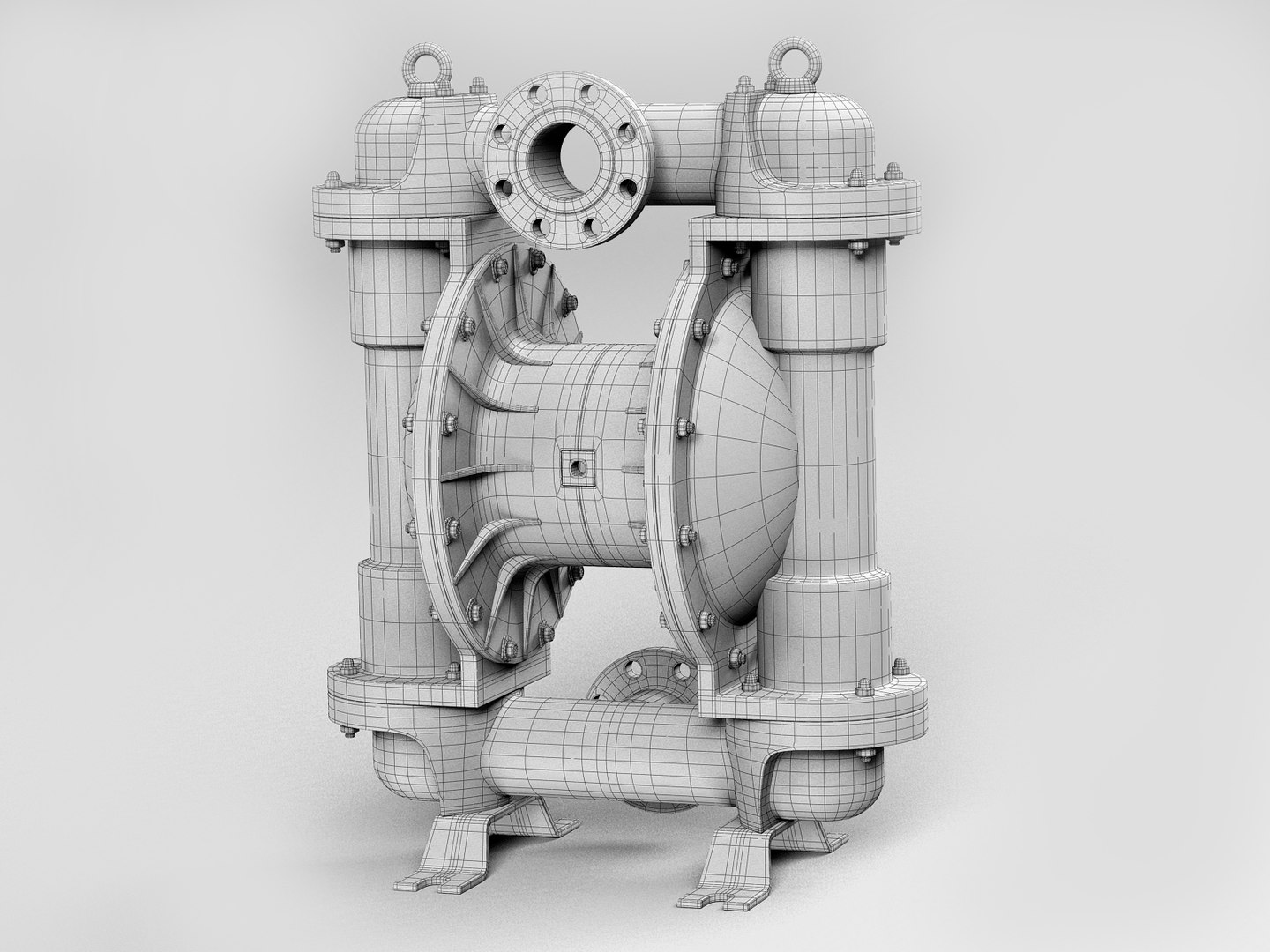 3D Model Pump Industrial - TurboSquid 1470714