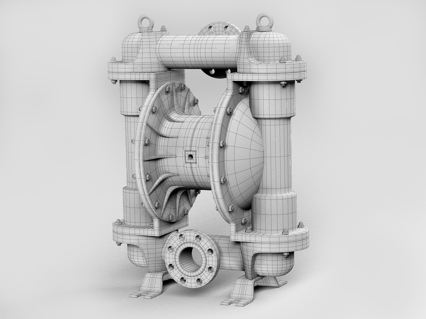 3D Model Pump Industrial - TurboSquid 1470714