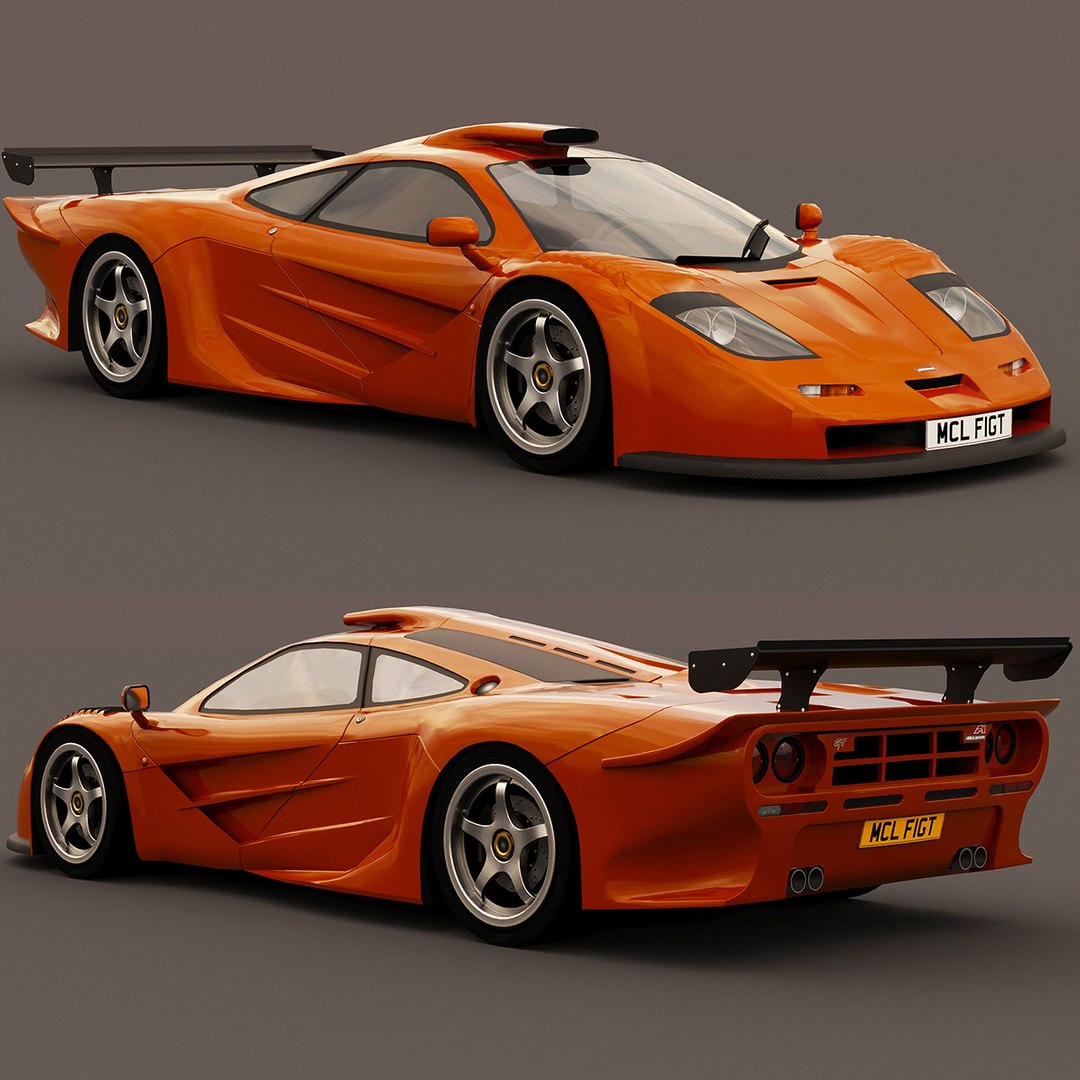 3D Model Mclaren F1 GT 1997 - TurboSquid 2188186