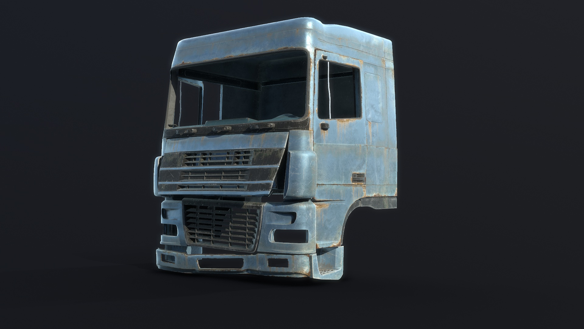 3D Ready Rusty Truck Cab - TurboSquid 1639295