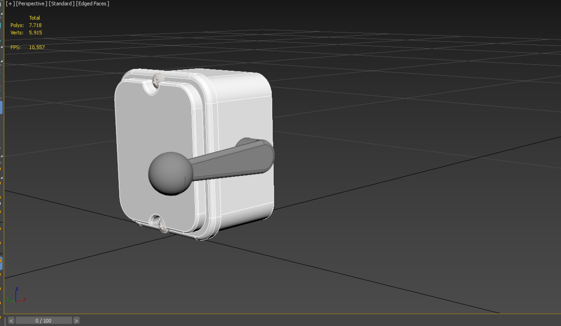 3D CAM STARTER HANDLE LEVER COS CHANGE OVER SWITCH OHM TOGGLE KNOB ...