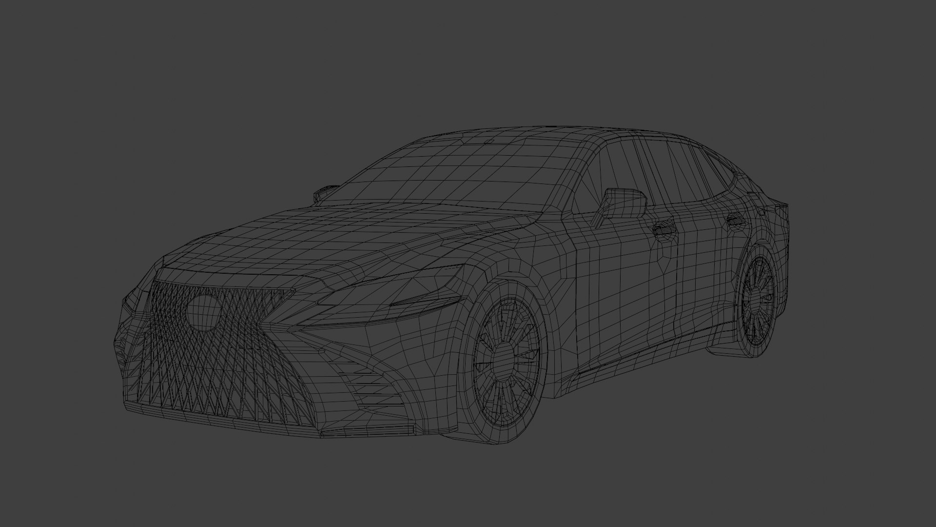Generic Luxury Sedan 3D Model - TurboSquid 1833085