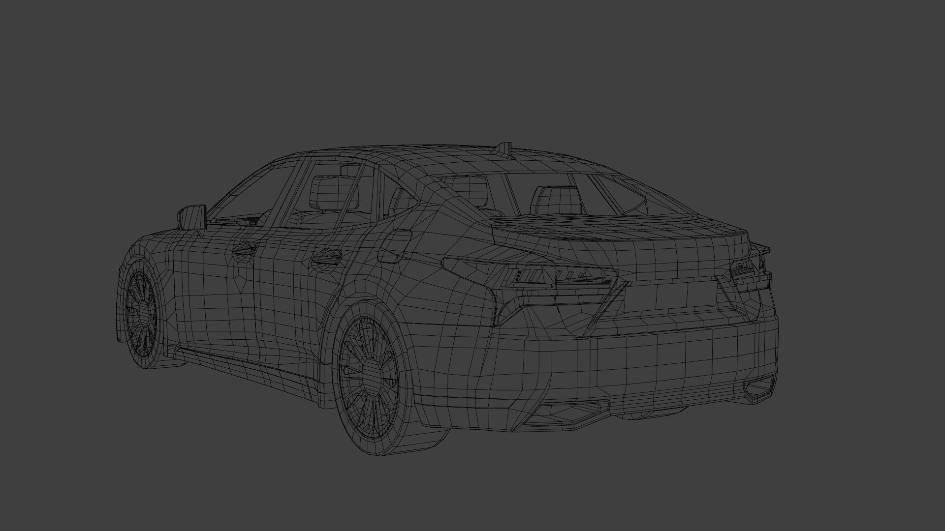 Generic Luxury Sedan 3D Model - TurboSquid 1833085