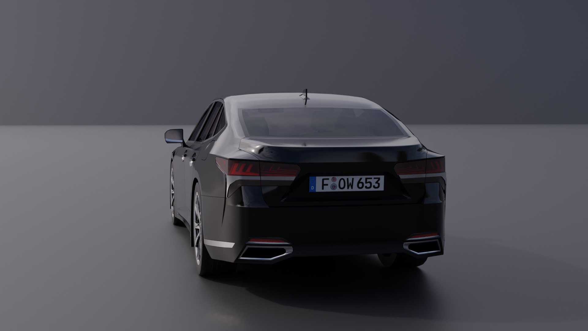 Generic Luxury Sedan 3D Model - TurboSquid 1833085