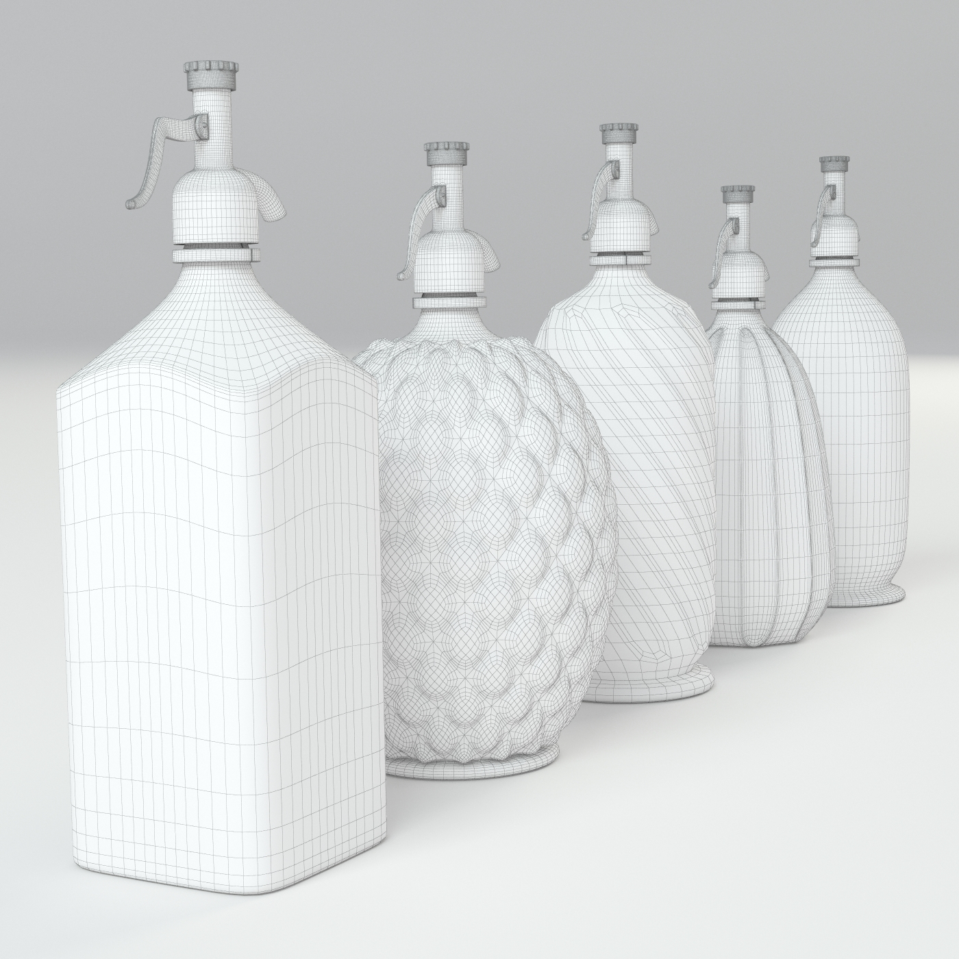 3d model of soda siphon