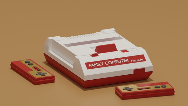 modelo 3d Nintendo Family Computer Famicom - TurboSquid 1733875