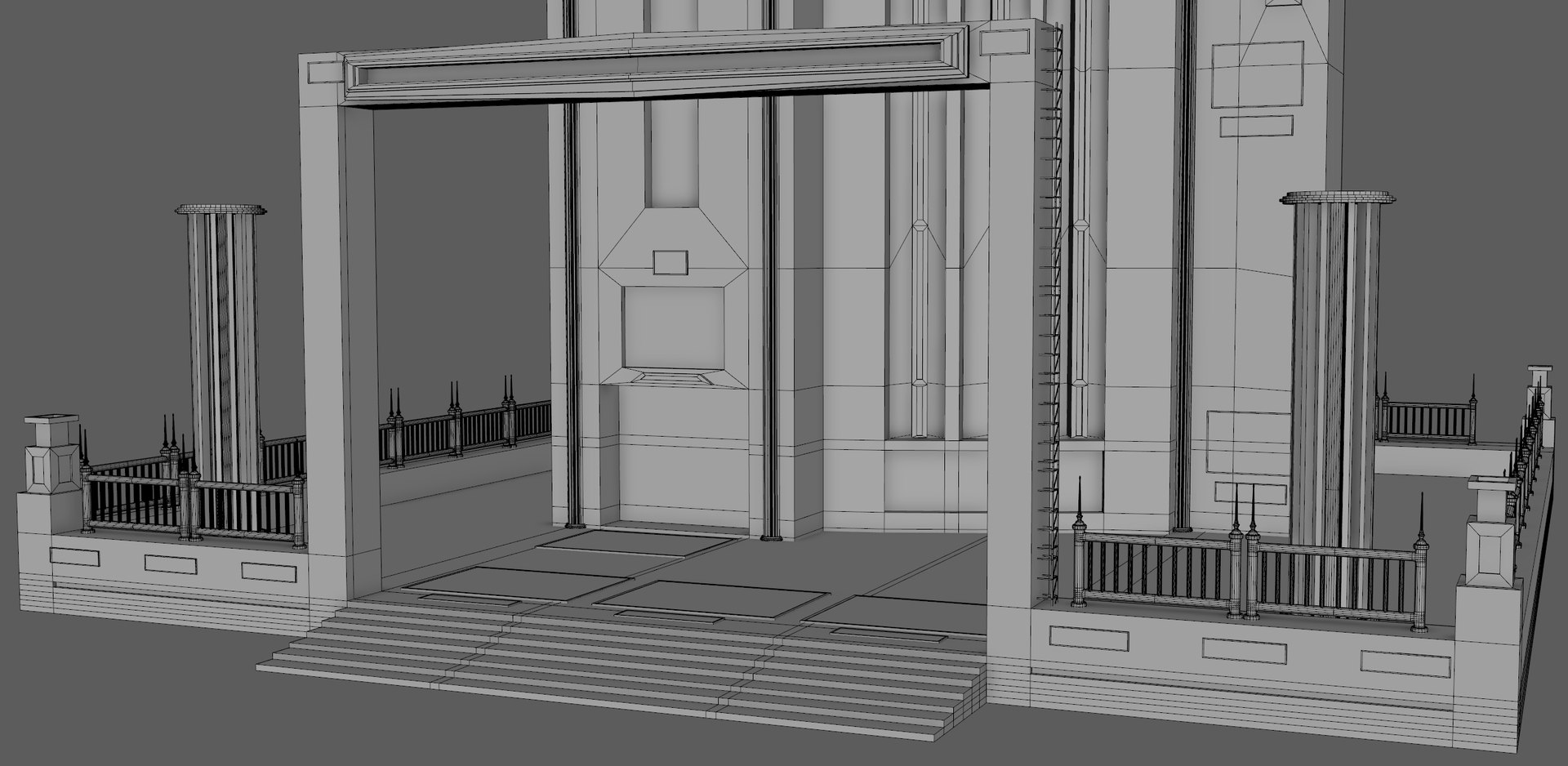 3D Sci-fi Building Model - TurboSquid 1498187