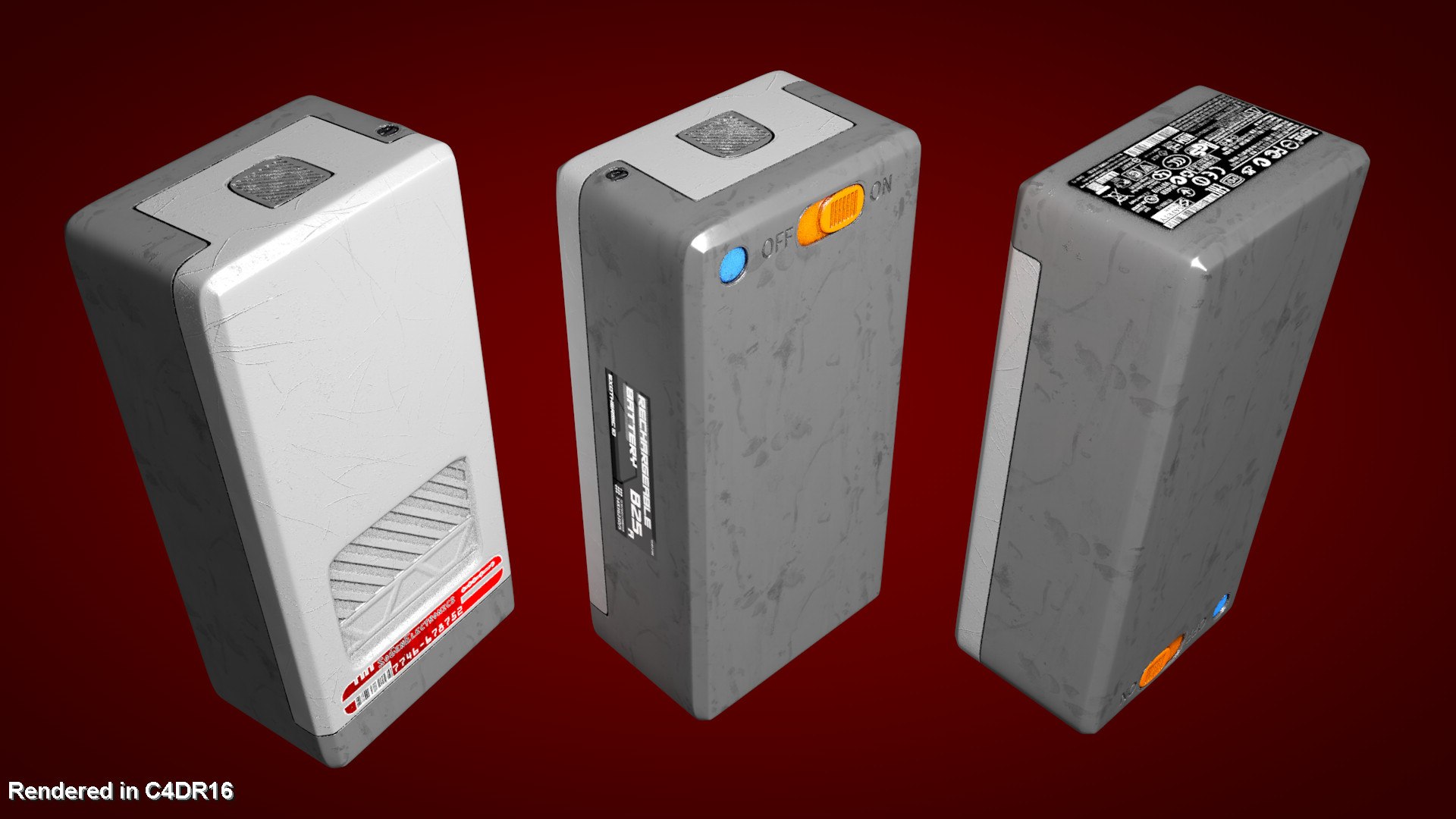 3D Battery Case - TurboSquid 1828280