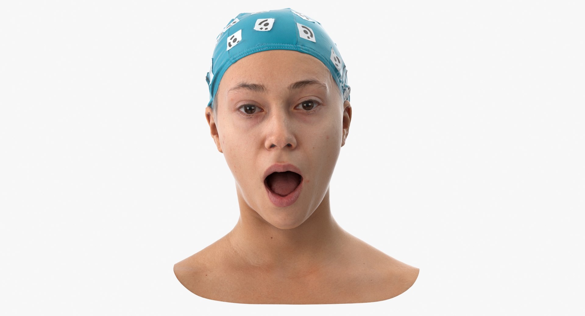Freya Human Head Mouth Model - TurboSquid 1693303