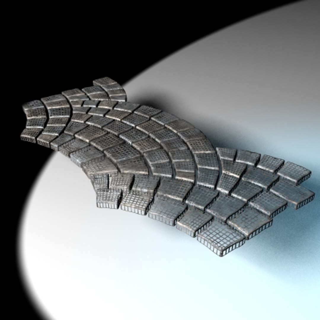 Cobble Stones Fan Pattern 3d Model