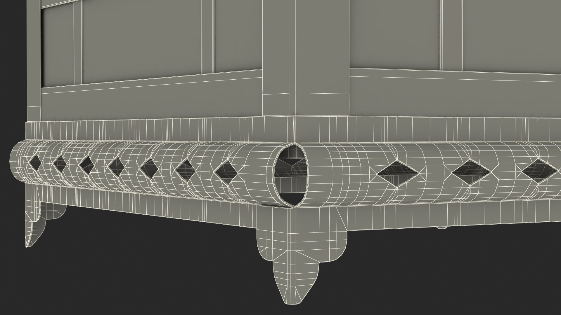 3D Model Candle Lantern Medium White - TurboSquid 1854513