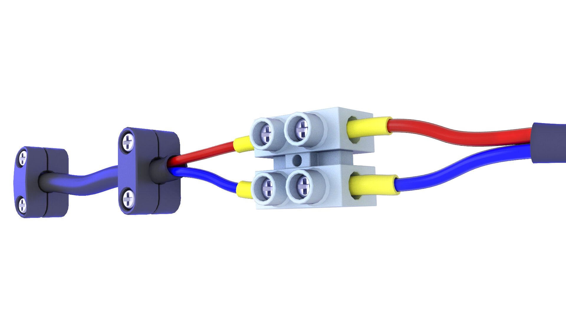 Cable Connector Terminal Block 30 Model - TurboSquid 1854769