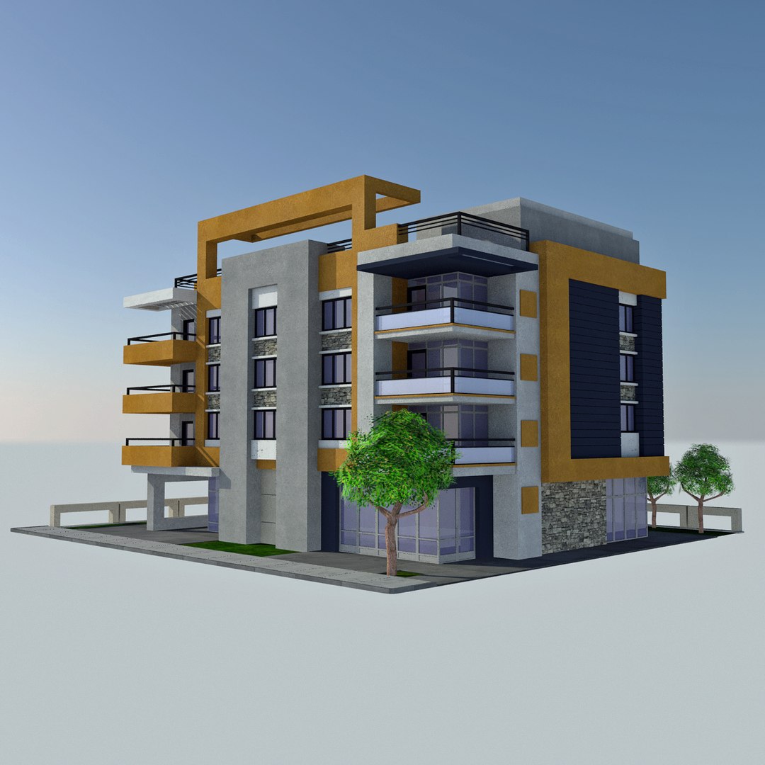 3d Model Modern Apartment Tile 5