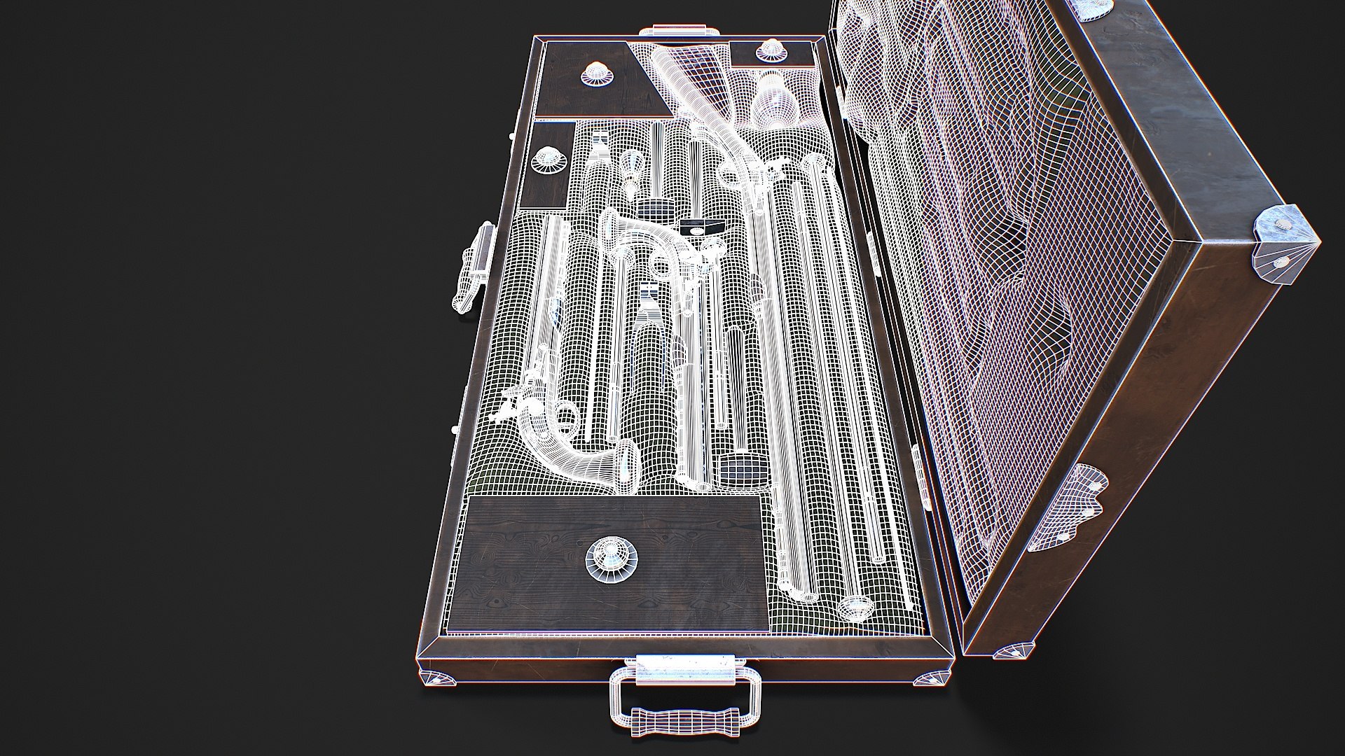 Flintlock Gun Case 3D - TurboSquid 2370009