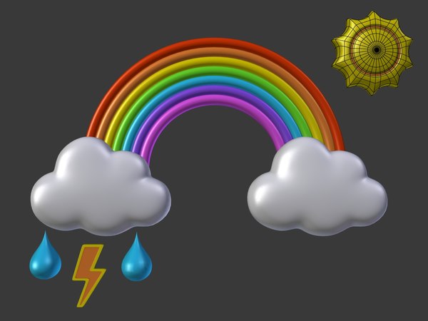 3D icon weather - TurboSquid 1294948