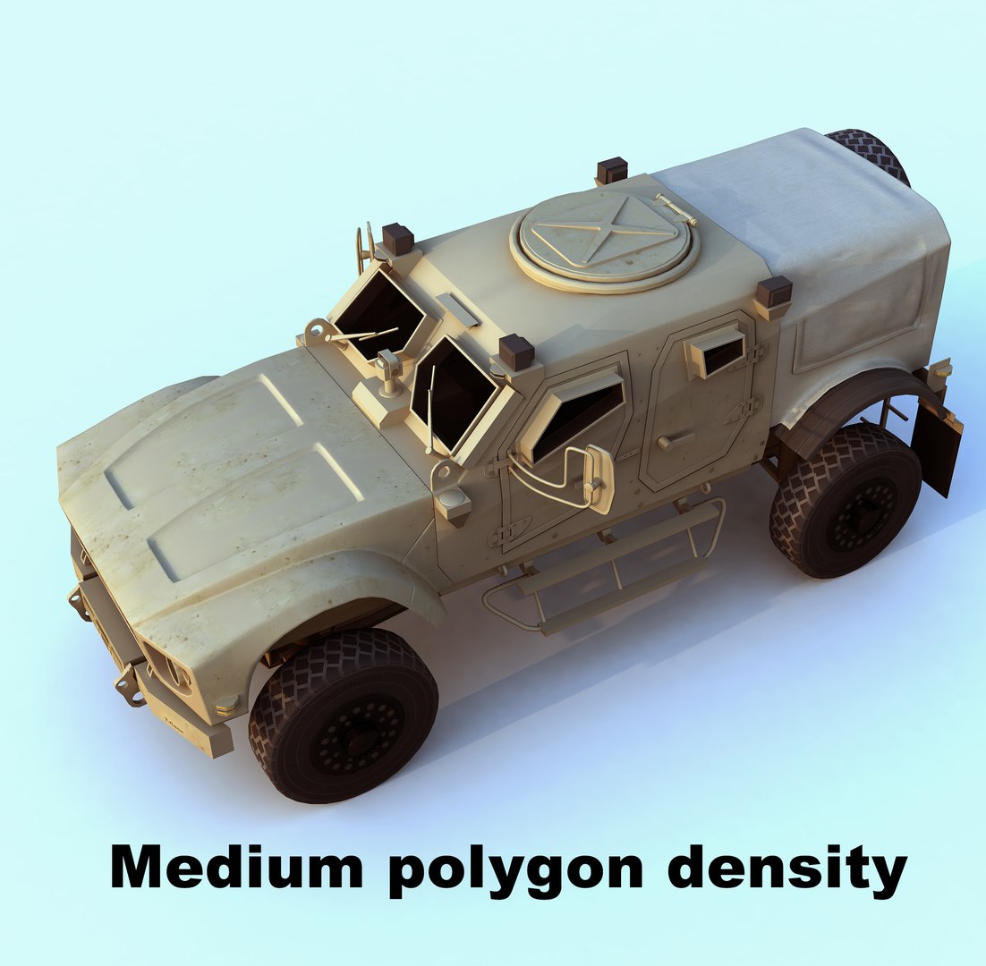 M-atv Mrap V2 3d Model