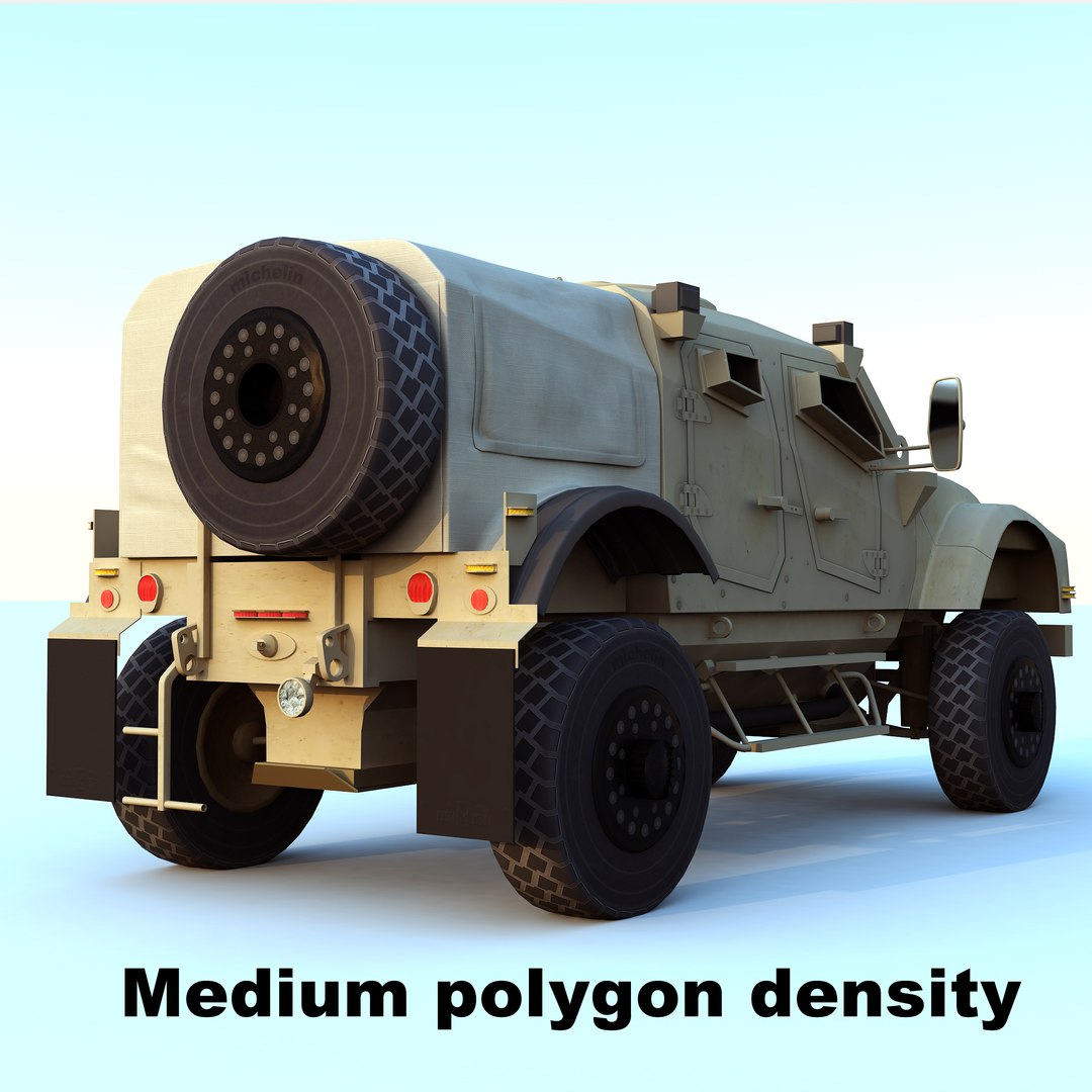 M-atv Mrap V2 3d Model