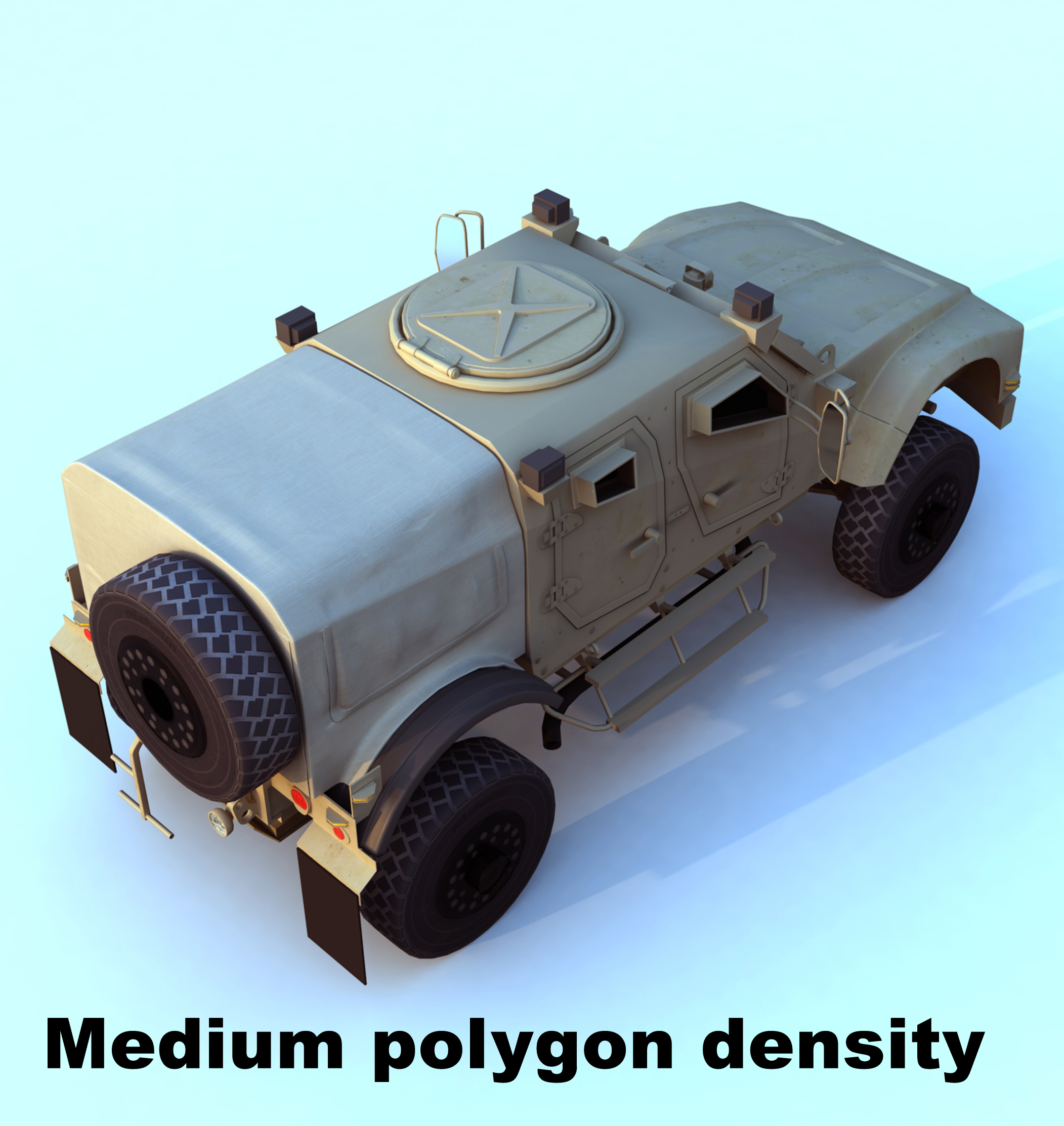 m-atv mrap v2 3d model