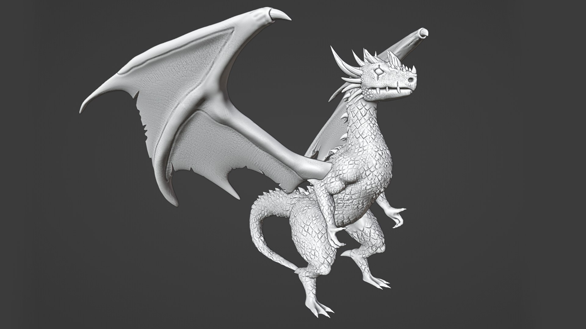 3D Printable Dragon 3D Model - TurboSquid 2240075