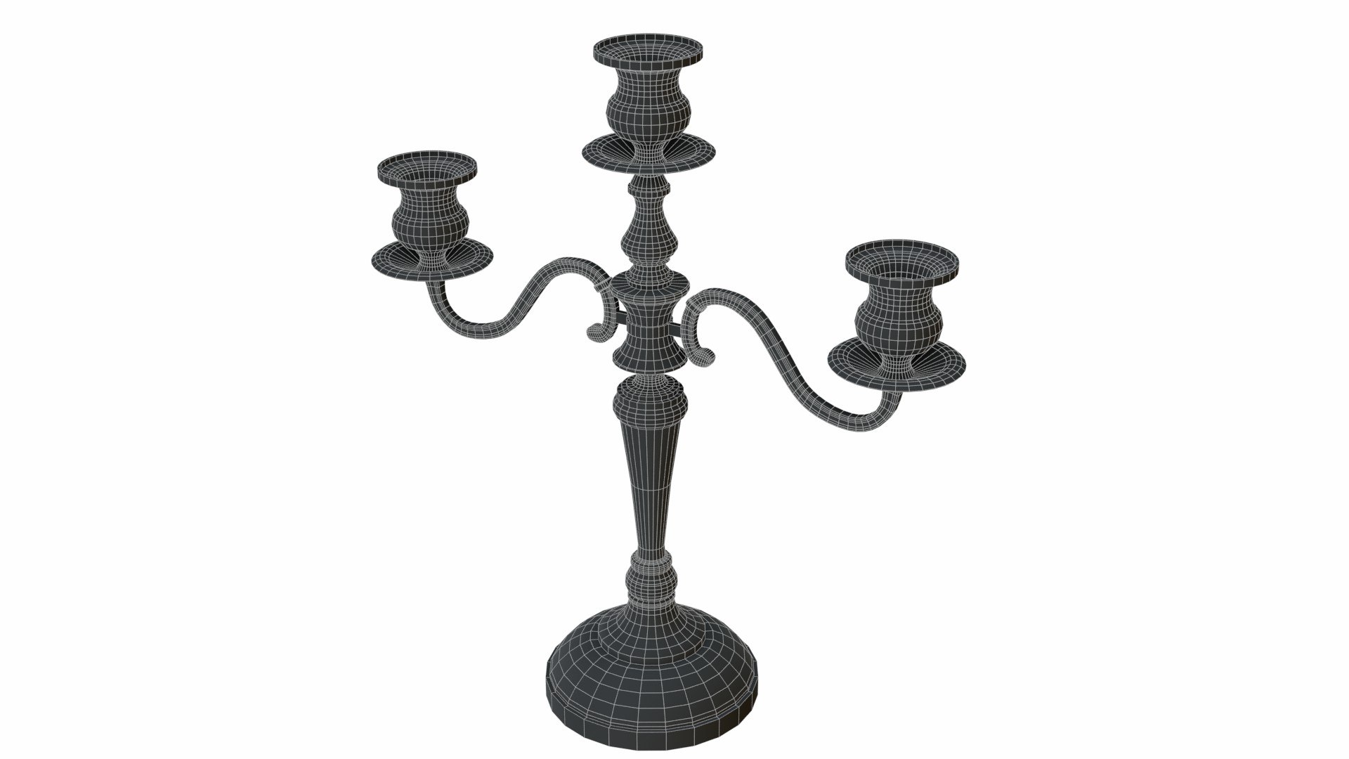 3D Candlestick - TurboSquid 1968616
