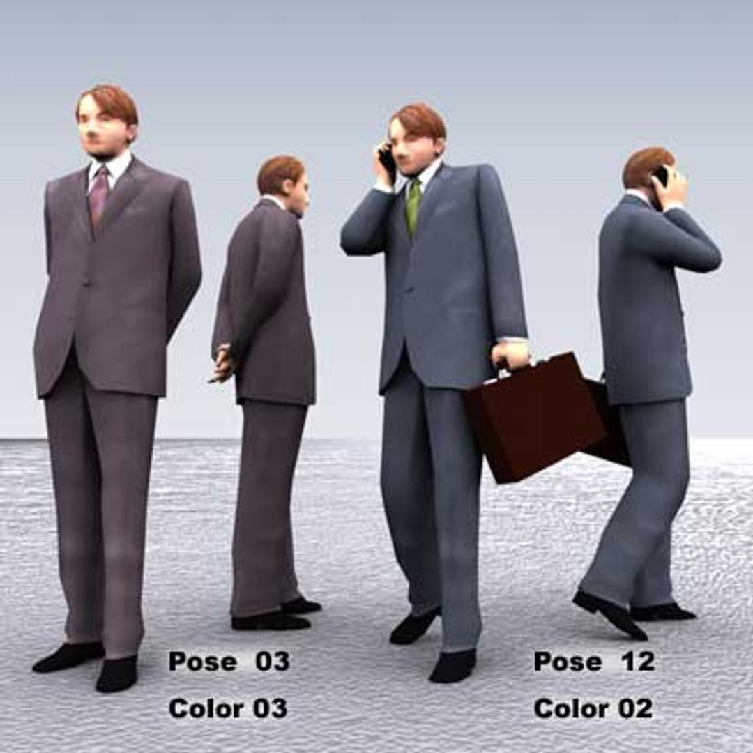Male Man People 3d Model