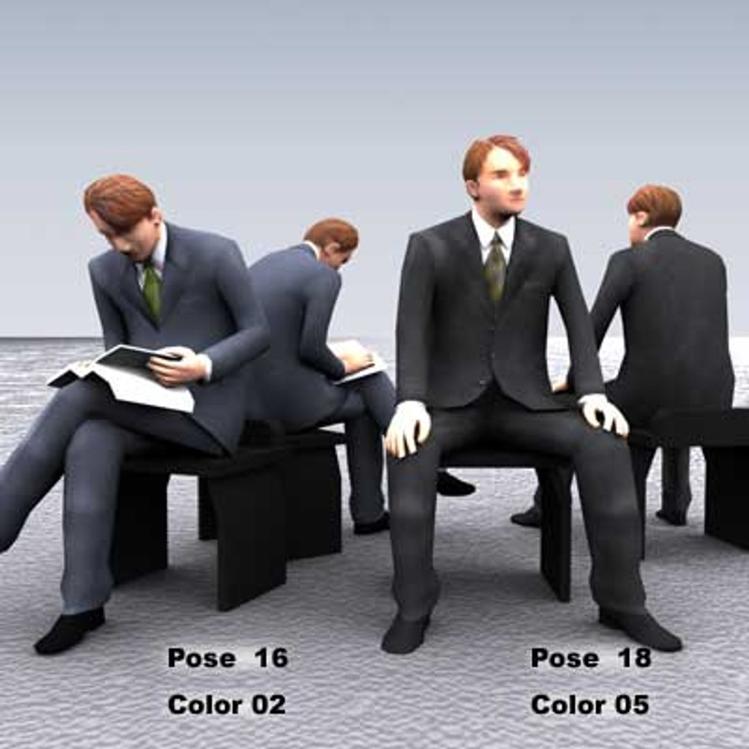 Male Man People 3d Model
