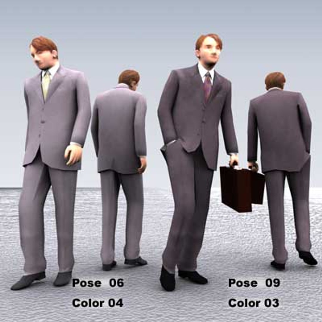Male Man People 3d Model
