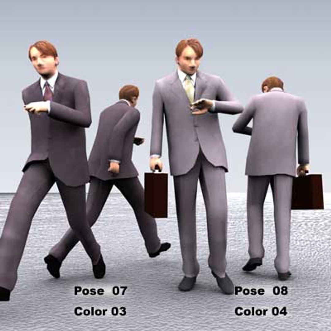 Male Man People 3d Model
