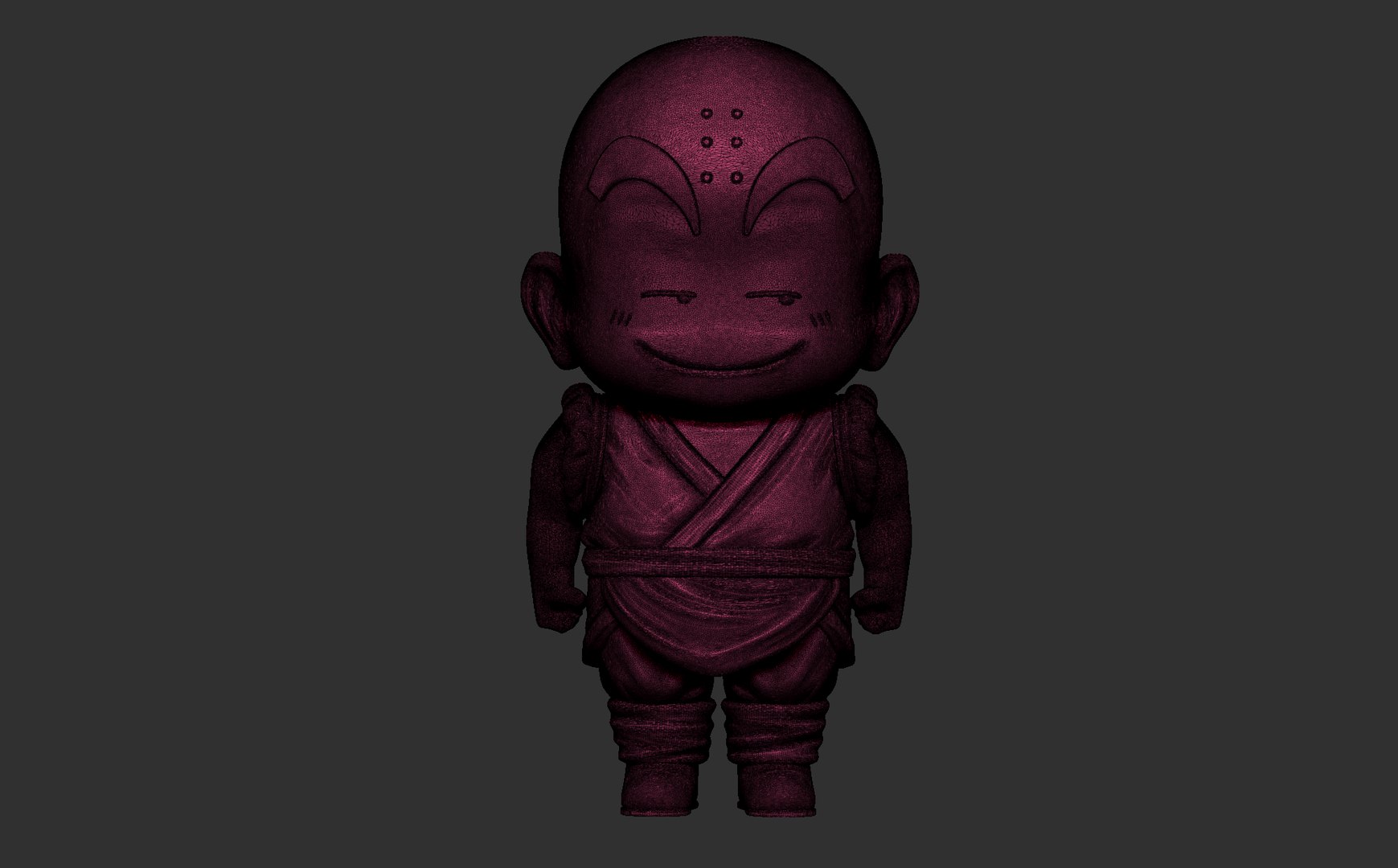 3D Krillin Kid 3D Print Model - TurboSquid 2257936